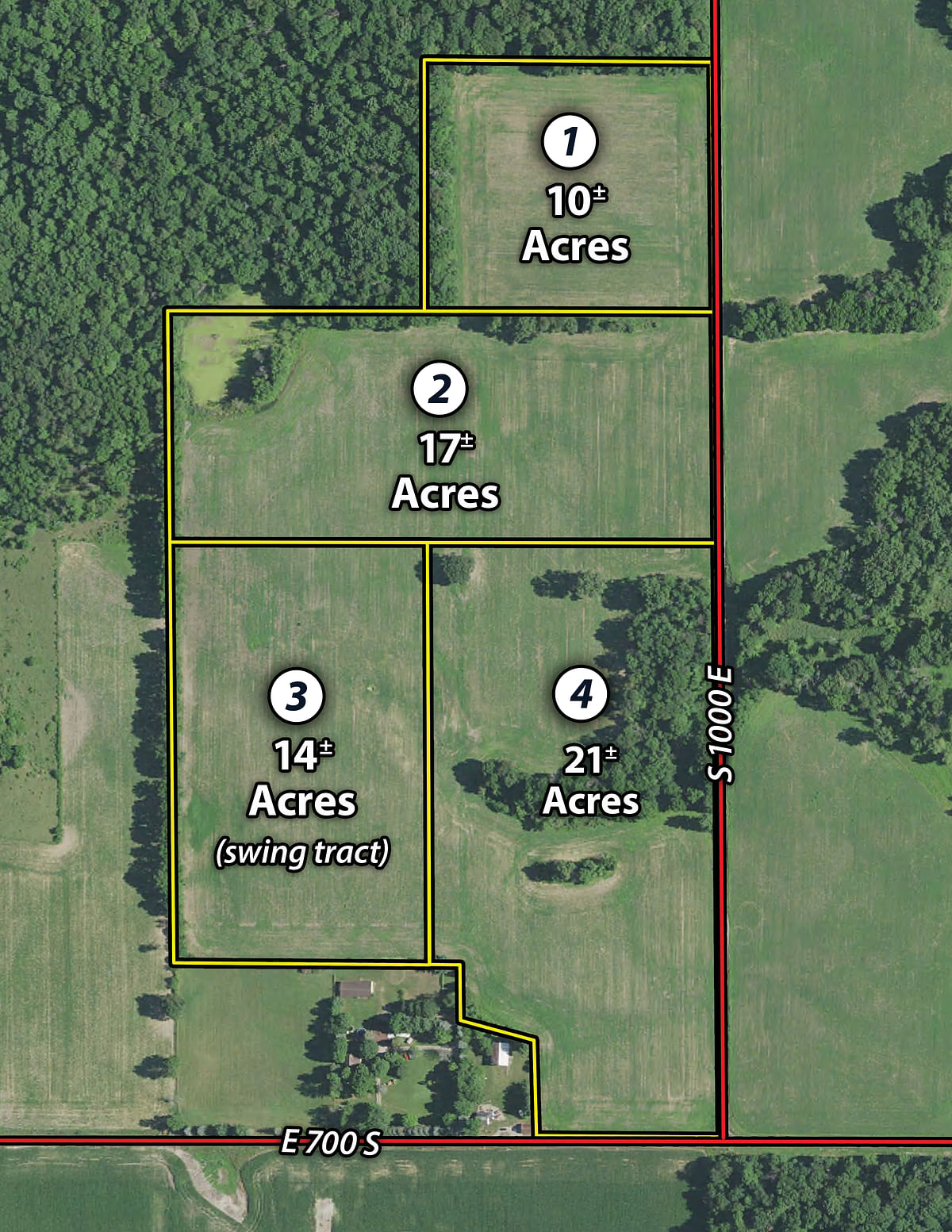 Farmland Auction Land Auction 220 Acres In 7 Tracts 3 Farms In